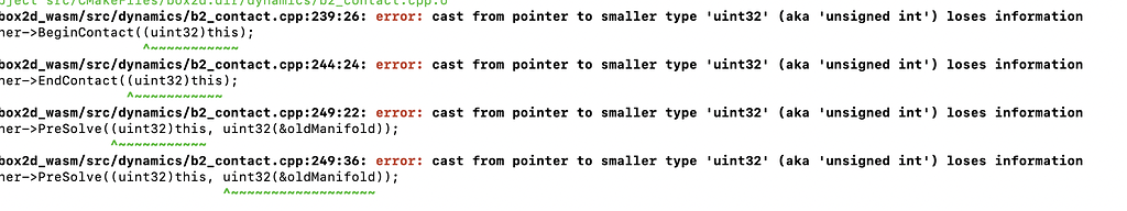 编译box2d wasm报错 - Creator 3.x - Cocos中文社区