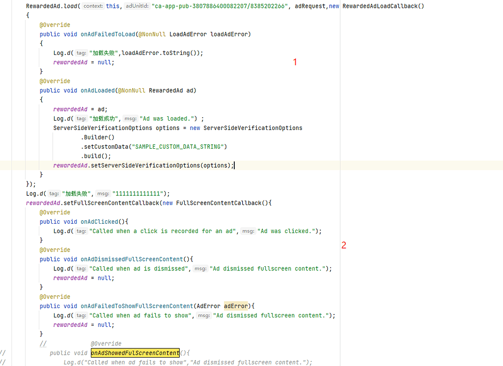 接过谷歌广告Admob的大佬瞅一眼 - Creator 2.x - Cocos中文社区