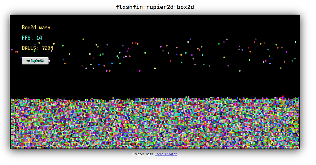 Rapier(2d)wasm与Box2d(wasm)对比 - Creator 3.x - Cocos中文社区