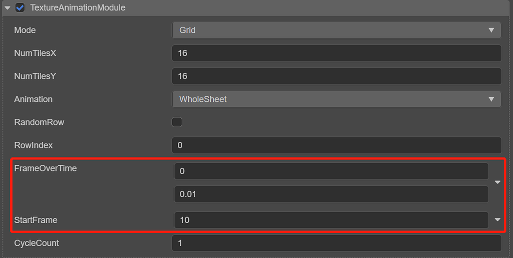 继续反馈3.0粒子的bug,直到官方看到。TextureAnimationModule在GPU模式下表现异常 - Creator 3.x - Cocos中文社区