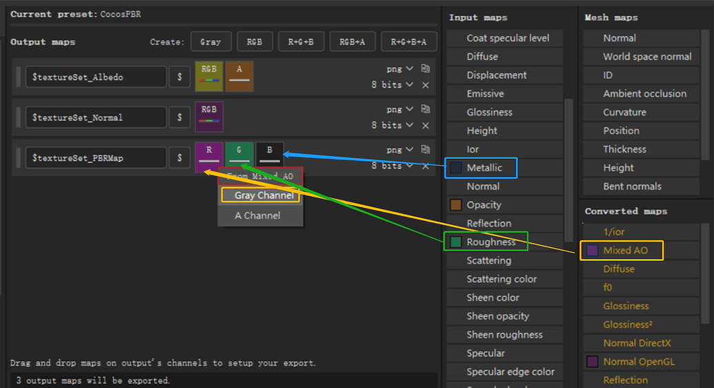 Substance制作PBR贴图导入Cocos使用 - Creator 3.x - Cocos中文社区