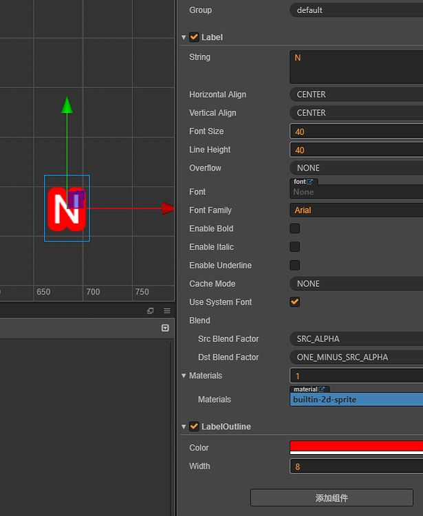 cc.LabelOutline问题 - Creator 2.x - Cocos中文社区