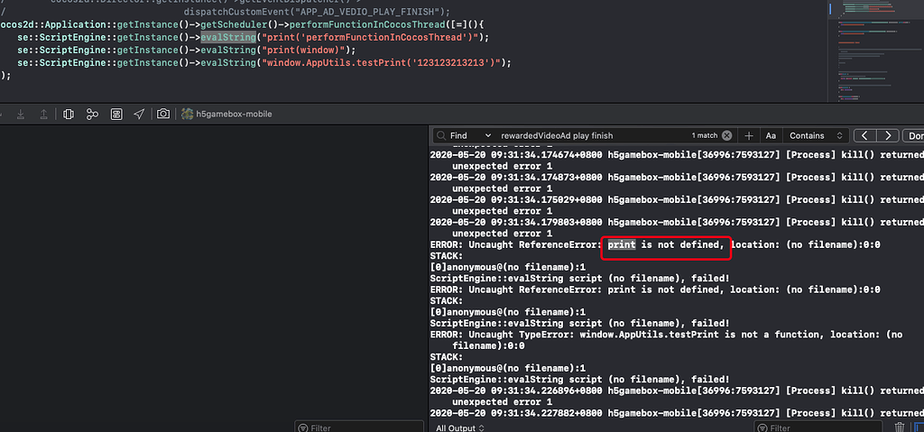 evalString失败 - Creator 2.x - Cocos中文社区