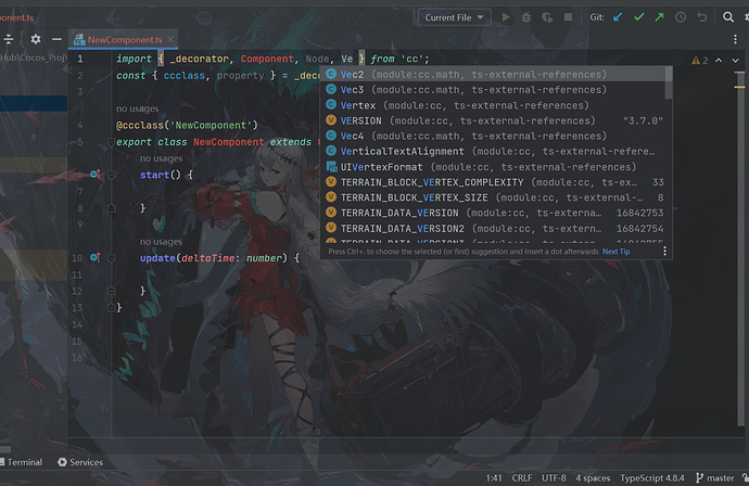 Webstorm 智能提示配置 - 文档反馈 - Cocos中文社区