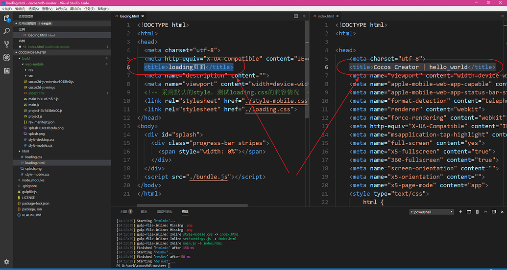 Cocos Creator—定制H5游戏首页loading界面 - Creator 2.x - Cocos中文社区