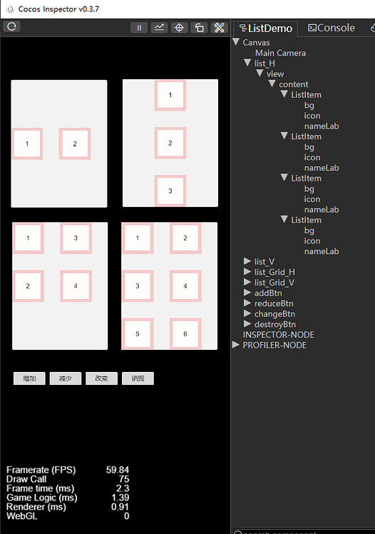 ScrollView循环列表+分帧加载+分层渲染实现 - Creator 2.x - Cocos中文社区