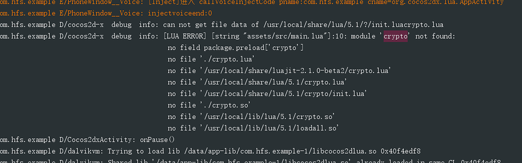 cocos2dx 3.15 lua引用不到crypto - Cocos2d-x - Cocos中文社区