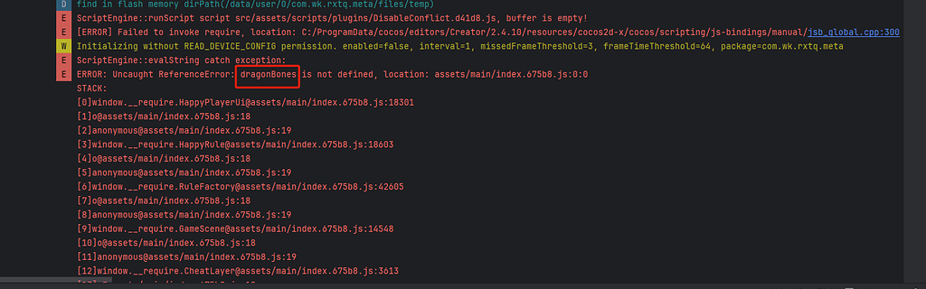 安卓dragonBones is not defined - Creator 2.x - Cocos中文社区