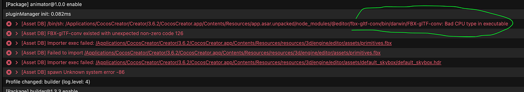 M1芯片 FBX-glTF-conv: Bad CPU type in executable。已解决 - Creator 3.x - Cocos中文社区