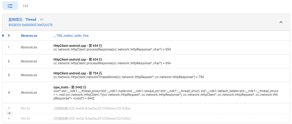 __TBB_malloc_safer_free, android free urlConnection may cause crash ...