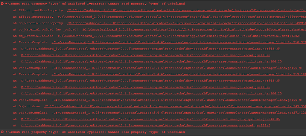Cannot read property 'type' of undefined - Creator 2.x - Cocos中文社区