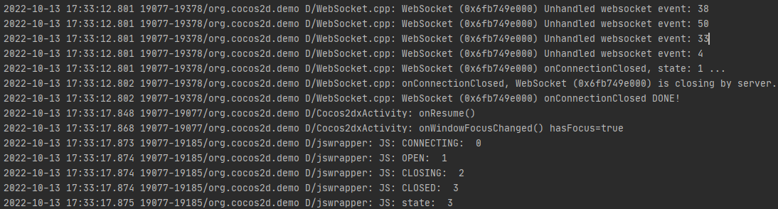 websocket bug - Creator 3.x - Cocos中文社区