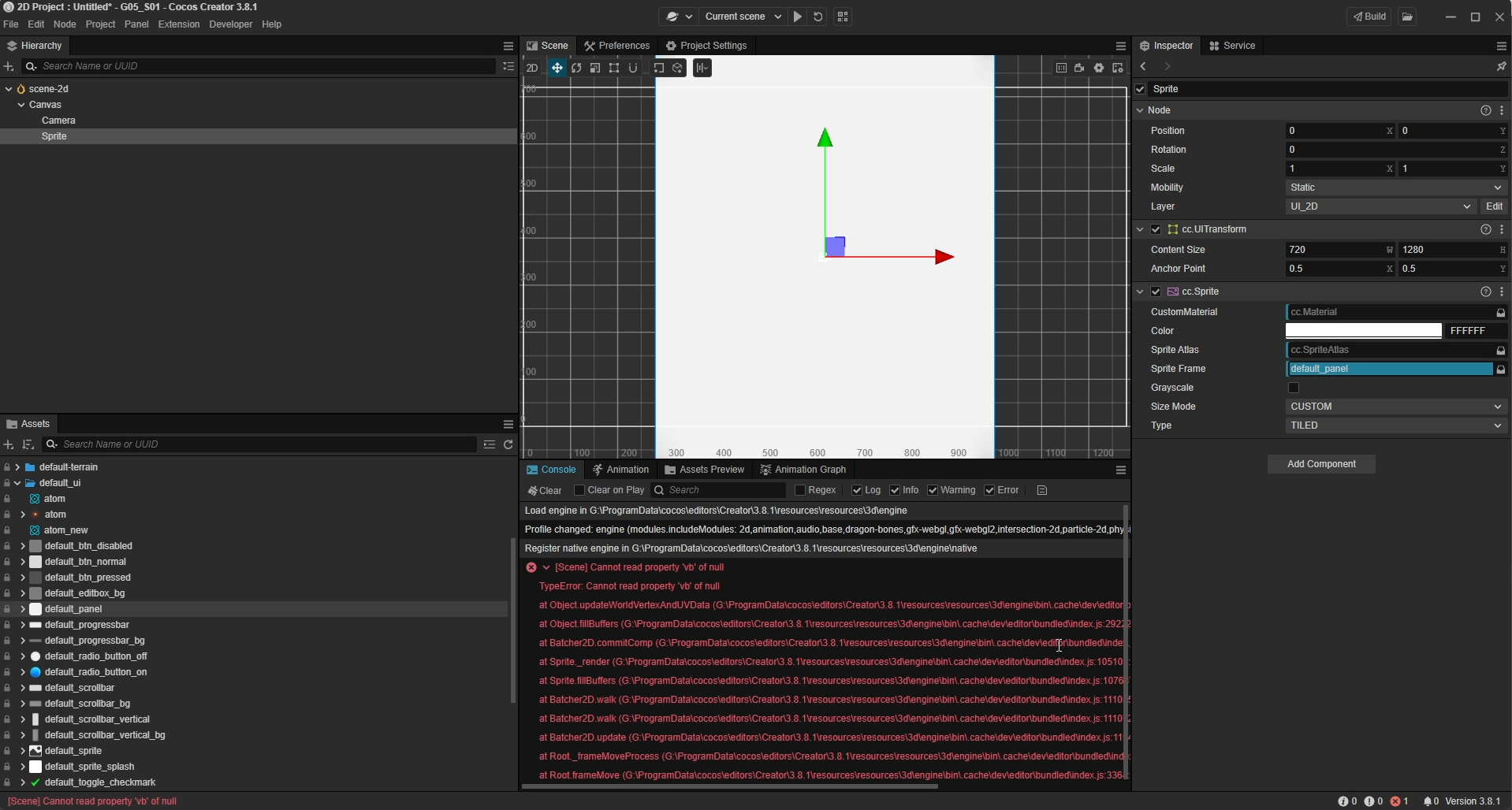 【BUG】编辑器报错[Scene] Cannot read property 'vb' of null - Creator 3.x - Cocos中文社区