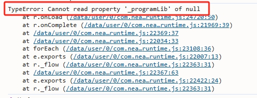 Cannot read property '_programLib' of null 问题 - Creator 2.x - Cocos中文社区