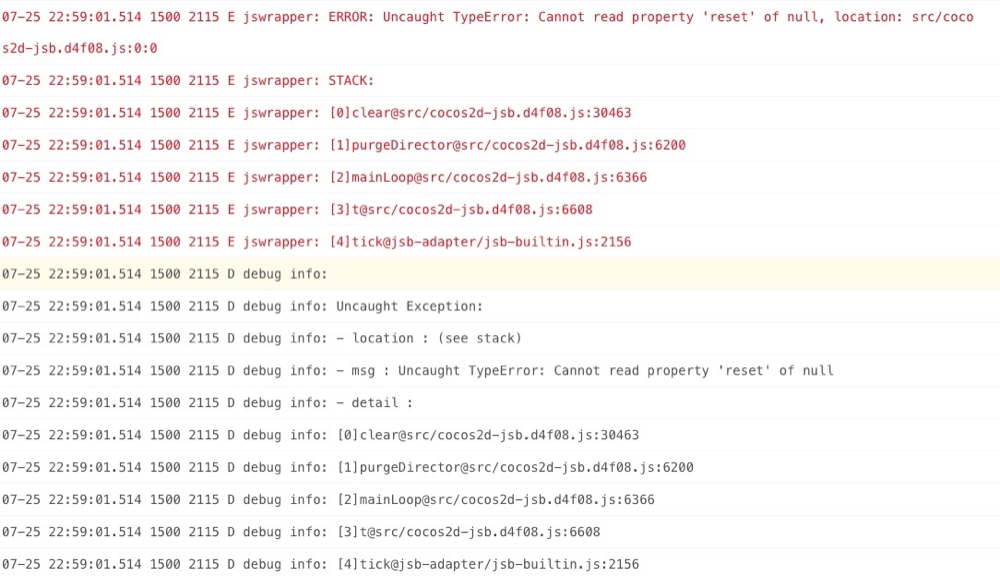 Cannot read property ‘reset’ of null报错 - Creator 2.x - Cocos中文社区