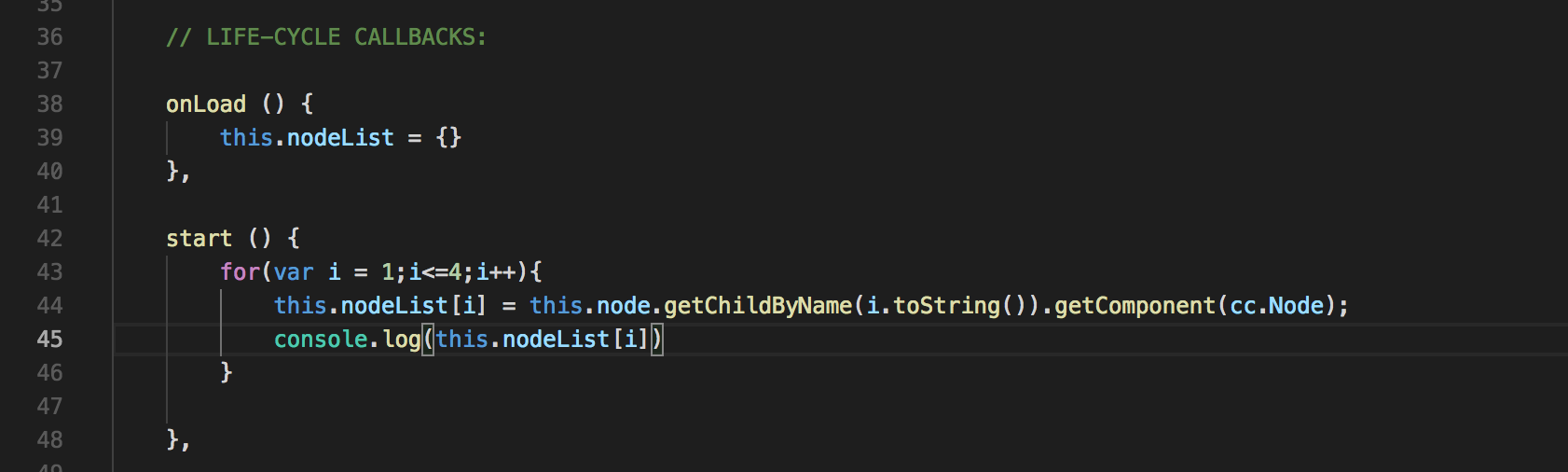 为什么getcomponent获取不到node组件 - Creator 2.x - Cocos中文社区
