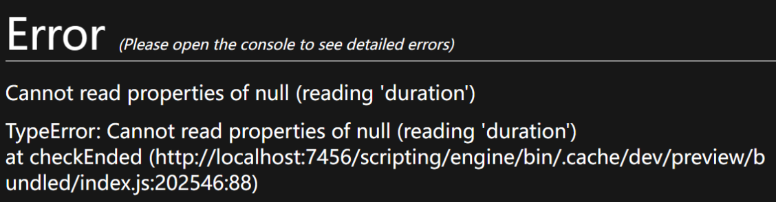 Uncaught TypeError: Cannot read properties of null (reading 'duration') - Creator 3.x - Cocos中文社区